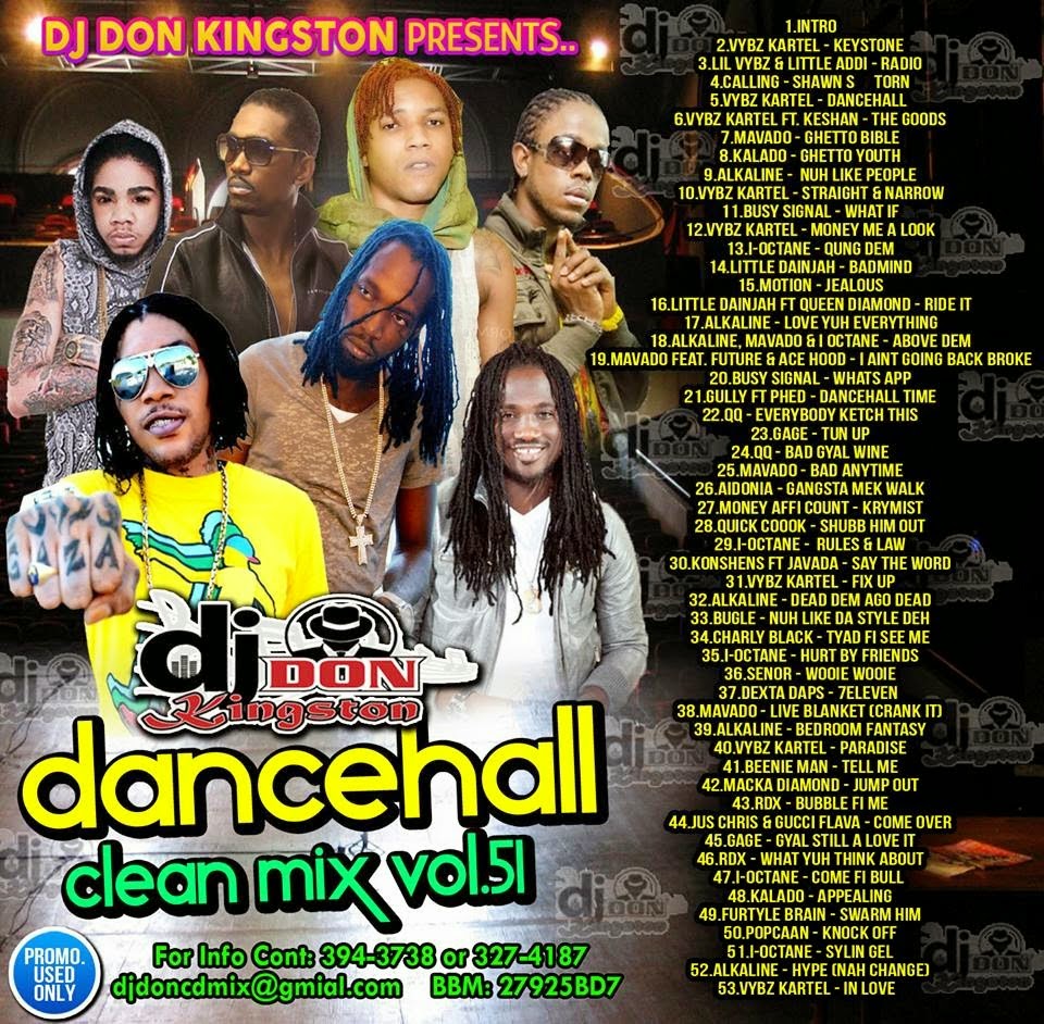 REGGAETAPES: DJ DON - DANCEHALL CLEAN MIX VOL 51